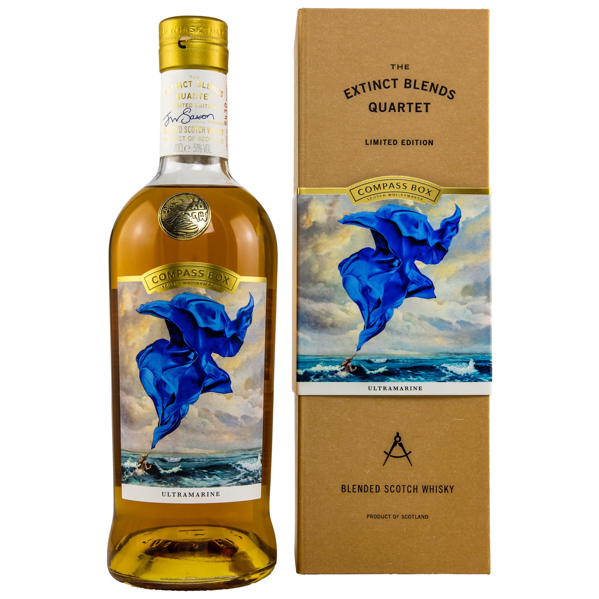 Compass Box Blended Scotch Whisky Ultramarine Limited Edition 51% Vol ...